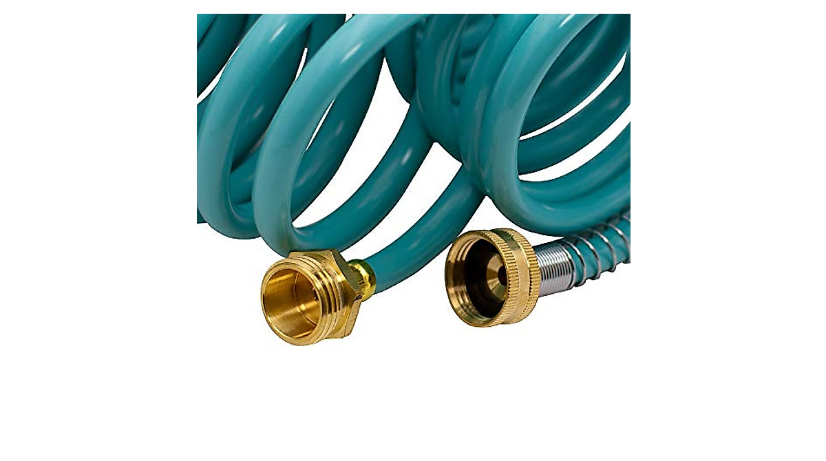 AUTOMAN EVA Recoil Garden Hose 25ft - Flexible & Retractable Watering Tool