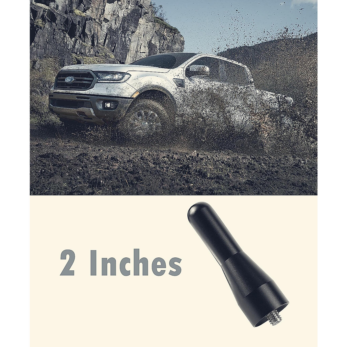 Car Antenna for Ford Ranger Antenna Replacement Short Antenna 2 Inch