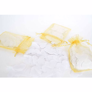 Heart Shaped Biodegradable Wedding Confetti - 10,000 pieces. Product of The USA.