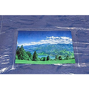 Clear Vinyl Zippered Storage Bags 12 x 15 x 3 Inch 10-Pack with Handle and Pockets