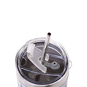 CocoStraw Straw Hole Flip LID for 30 oz Stainless Steel Vacuum Cups Ozark Trail Tumbler Rambler Brand Spill Proof LEAK FREE