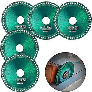 5Pcs Indestructible Discs for Grinder, Indestructible Disc 2.0 - Cut Everything in Seconds, Composite Multifunctional Cutting Saw Blade 4 Inch Ultra-Thin Saw Blade for Angle Grinder
