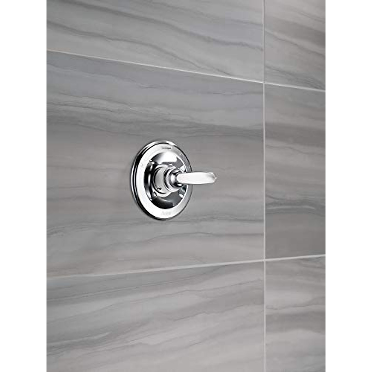 Delta Faucet Foundations Shower Valve Trim Kit, Shower Handle, Delta Shower Trim Kit, Chrome BT13010 (Valve Not Included) 7.00 x 7.00 x 7.00 inches