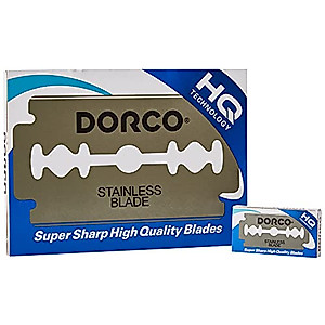 Dorco ST300 Platinum Extra Double Edge Razor Blades - 100 Ct
