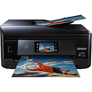 Epson Expression Photo XP-860 Wireless Color Photo Printer with Scanner and Copier, Amazon Dash Replenishment Ready