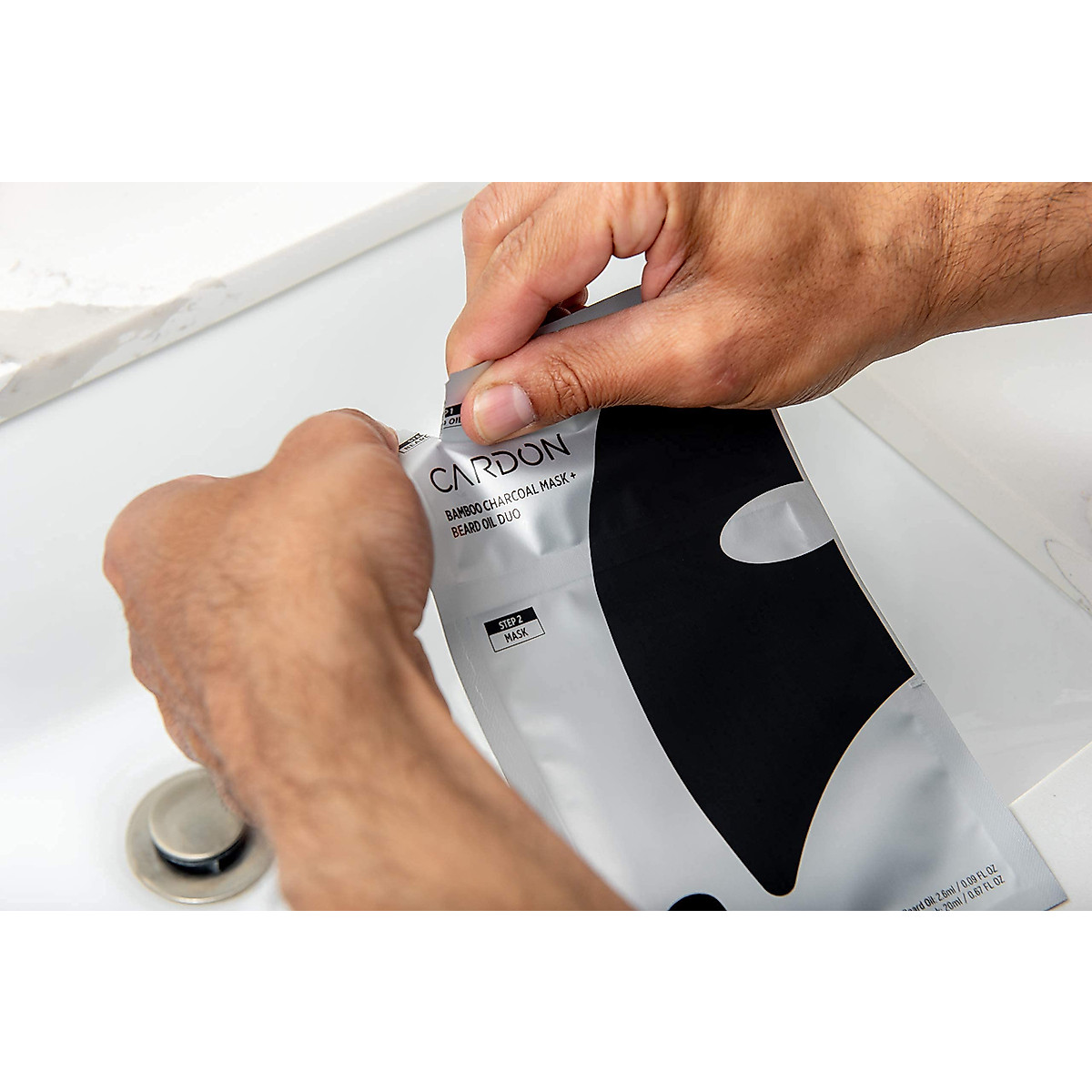 Cardon Signature Soothing Sheet Masks (4-Pack Each) | Korean Sheet Mask for Men and Women | Made with Cactus Extract | Couples Spa Night-In | Full Face Mask and Half Mask for Men