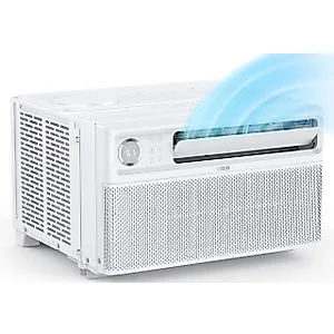 Dreo Inverter Window Air Conditioner, 7500 BTU AC Unit for Room Bedroom, Easy Installation, 42 db Ultra Quiet, ENERGY STAR Certified, 35% Energy Savings, Cools 200-350 sq ft