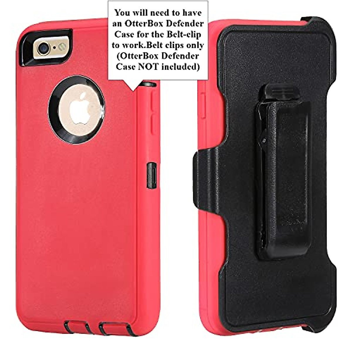 2 Pack Replacement Holster Belt Clip for Apple iPhone XR Otterbox Defender Case