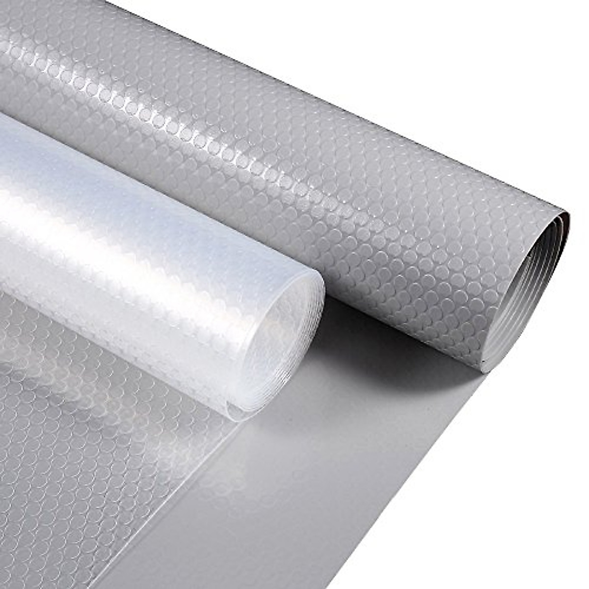3 Rolls Cabinet Mat Drawer Liner Refrigerator Mat Pad For Kitchen Home, 17.7 x 59 Inch Transparent