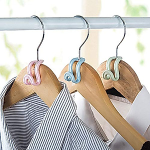 5/10/15Pcs Mini Non-Slip Clothes Hangers, Home Laundry Storage Hangers Holder Organizer Hooks Set