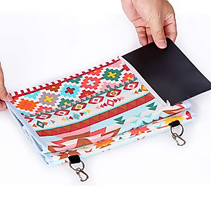 KINTOR Bird Nest Snuggle Hut,Parrot Habitat Cave Hanging Tent for Small Medium Parrots Budgies Eclectus Parakeet Cockatiels Lovebird African Grey (Pink Ethnic, S)