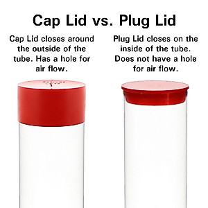 OnFireGuy Capsule Tube for Air-Tite SML - Model A Coin Capsule Holders | Coin Holder Storage Tube (5pcs Black Cap Tubes)