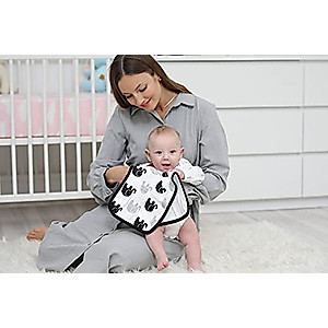 Burp Cloths for Baby Boy & Girl - Ultra Absorbent Burping Rags - Anti Shrink Unisex Burpy Clothes - Super Soft Jersey Cotton, Large 21"x10" - Thick for Newborn Cloth Diapers - 6 Pack