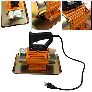 EWANYO Concrete Vibrator Electric 110V 250W Portable Handheld Cement Mortar Vibrating Troweling Machine Single Phase Cement Trowel Concrete Vibrating Machine 3500RPM