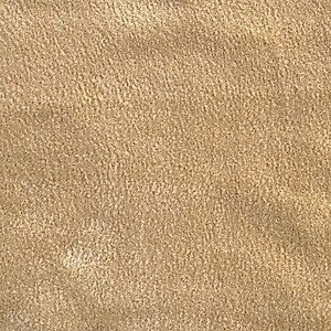 Solid Toffee Brown (Medium Weight) Anti-Pill Fleece Fabric by The Yard