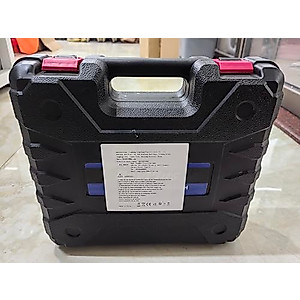 21V Cordless Drill Set, Electric Power Drill with 1 Battery and Charger, 3/8'' Keyless Chuck, 45Nm, 25+1 Torque, 2 Variable Speeds,26pcs Drill Bits & LED Electric Drill Set for Home and Garden DIY