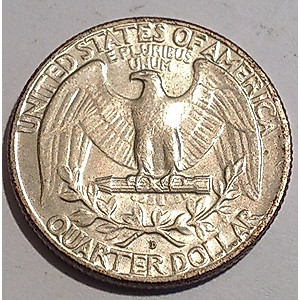 1963 D Washington Silver Quarter Seller About Uncirculated