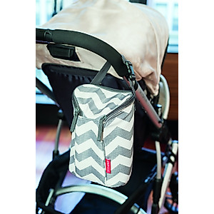 Skip Hop Baby Bottle Bag, Grab & Go, Heather Grey
