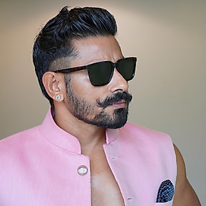 leejory Moissanite Earrings for Men, 0.5ct D Color VVS1 Clarity Round Cut Moissanite Stud Earrings White Gold Vermeil 925 Sterling Silver Stud Earring for Women as gifts