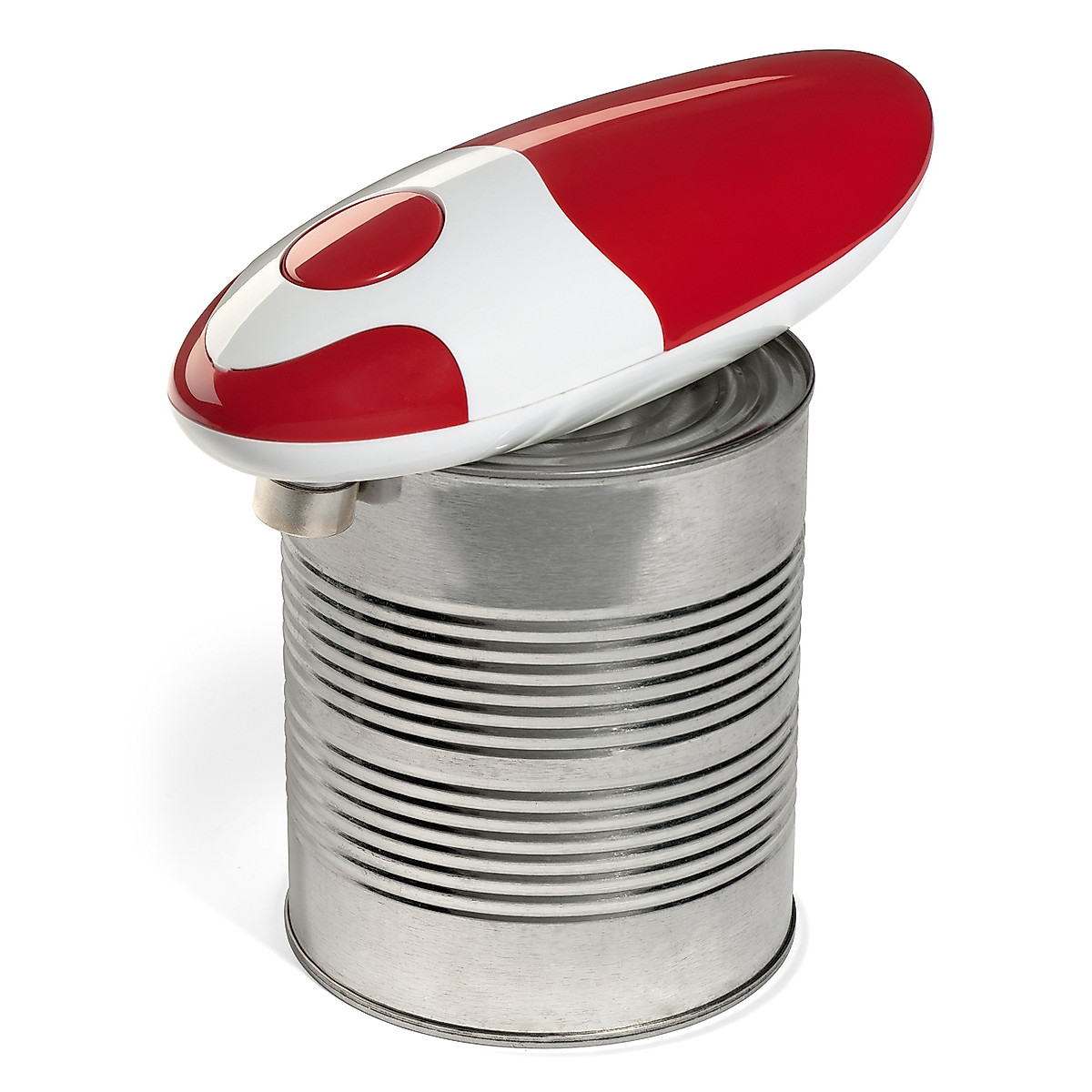 Bartelli Soft Edge Automatic Electric Can Opener - Red Battery Powered