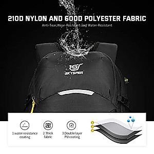 SKYSPER Hiking Daypack 25L for Men Women Lightweight Waterproof Camping Backpack, Day Pack for Travel Outdoor