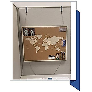 High Strength Office Cubicle Whiteboard Hanger-Narrow Hook! (1 Pair)