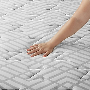 Simmons Amazon Exclusive - Premium Hybrid Memory Foam Mattress - 12 Inch, Twin Size, Individually Wrapped Coils, Cooling Foam, Quilted Cover, CertiPur-US Certified, 100-Night Trial