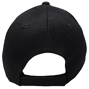 Trade Winds American by Birth Marine by Choice Black Acrylic Adjustable Embroidered Baseball Hat Cap - Officially Licensed