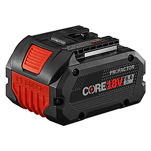 Bosch PROFACTOR 18V SPITFIRE GWS18V-13CB14 Cordless 5-6 In. Angle Grinder Kit & Slide Switch, Includes (1) CORE18V 8.0 Ah Performance Battery + Bosch GBA18V80 CORE18V 8.0 Ah Performance Battery