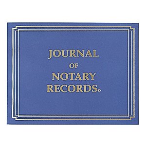 StampXpress Premium Notary Journal, Softcover, 140 Pages with 600 Entries, All States (NJ)