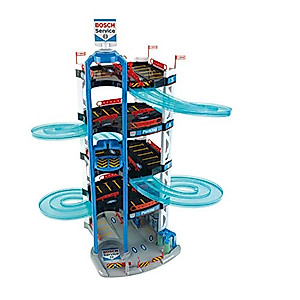 Klein Theo Bosch Car Park 5 Levels Premium Toys for Kids Ages 3 Years & Up, Bosch 5 Level Car Park
