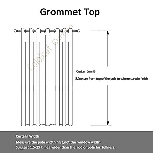 cololeaf Porch Curtains Outdoor Waterproof Patio Garden Outdoor Curtain/Exterior Shades/Blinds- Grommet Thremal Insulated Blackout Curtain - Yellow 84" Wx96 L Inch (1 Panel)