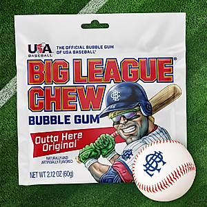 The Official Big League Chew Original Bubble Gum + Tray (12 Packs)