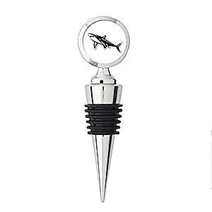 Shark Metal Steel Bottle Stopper Winestopper