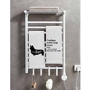 Cardigan Welsh Corgi Owner Definition Funny Dog Kitchen Towels Bath Towels,16x24 Inch Set Of 2 Soft And Absorbent Funny Dog Hand Towels Tea Towels Dish Towels Sets,Dog Lovers Dog Mom Girls Women Gifts
