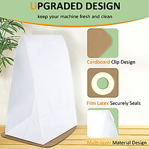 18 Pack Vacuum Bags Replacement for Eureka Mighty Mite 3670 and 3680 Series Canisters, MM Vacuum Bags 60297A, 60295A, 60295B, 60295C, 60296C Style