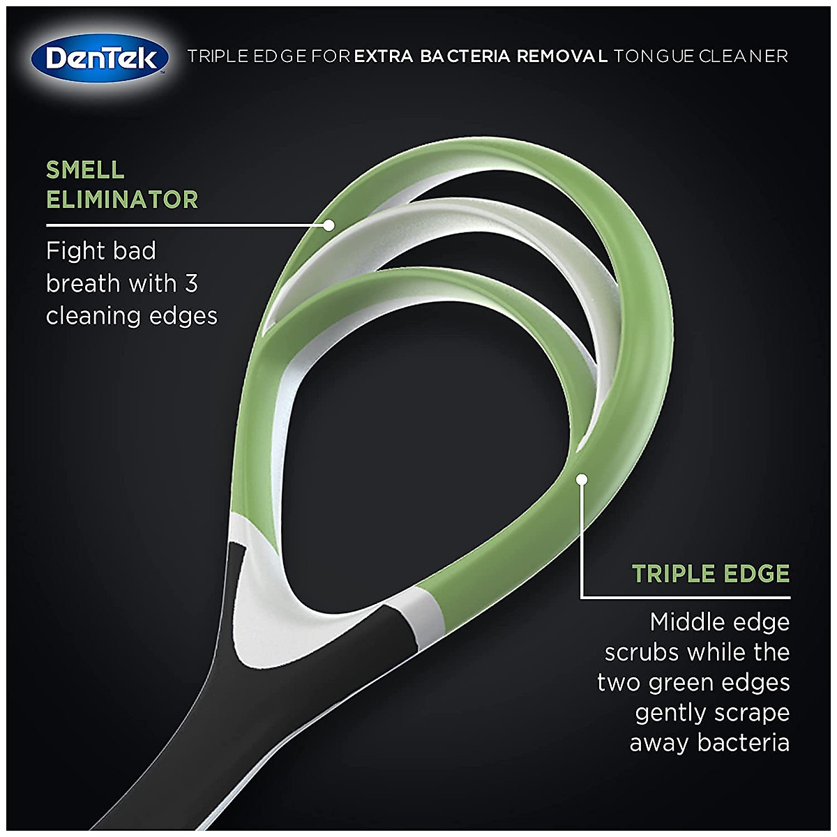 DenTek Tongue Cleaner, Fresh Mint, 1 Count Each | Pack of 5