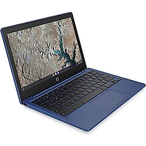 HP Chromebook 11-inch Laptop - MediaTek - MT8183-4 GB RAM - 32 GB eMMC Storage - 11.6-inch HD Display - with Chrome OS - (11a-na0030nr, 2020 Model, Indigo Blue) (Renewed)