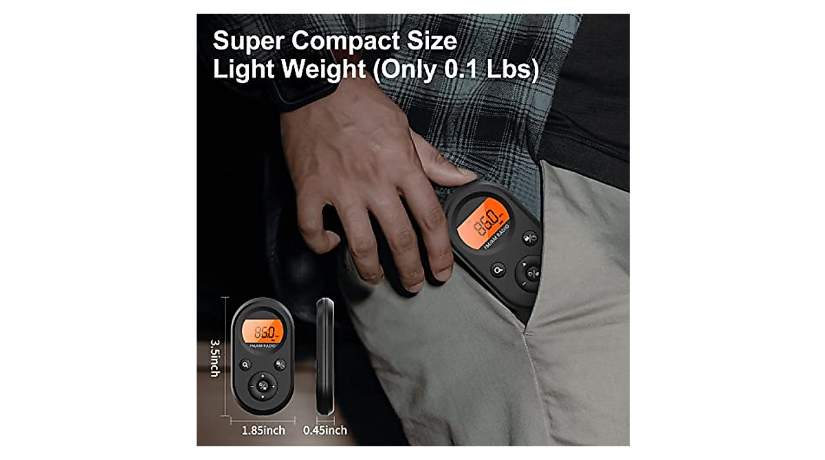 Best AM FM Portable Radio - Rechargeable & Compact