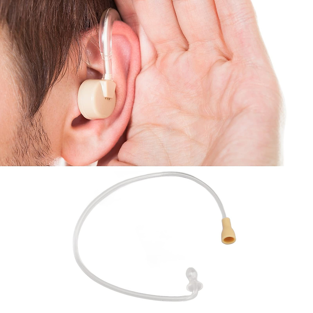 Hearings Aid Listening Stethoscope, Portable Single Ear Lightweight Hearings Aid Stethoscope Testing Listening Aid Stethoscope for Hearings Aid Easy To Use