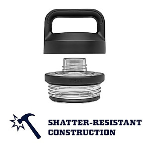 YETI Rambler 18 oz Bottle, Vacuum Insulated, Stainless Steel with Chug Cap, Navy