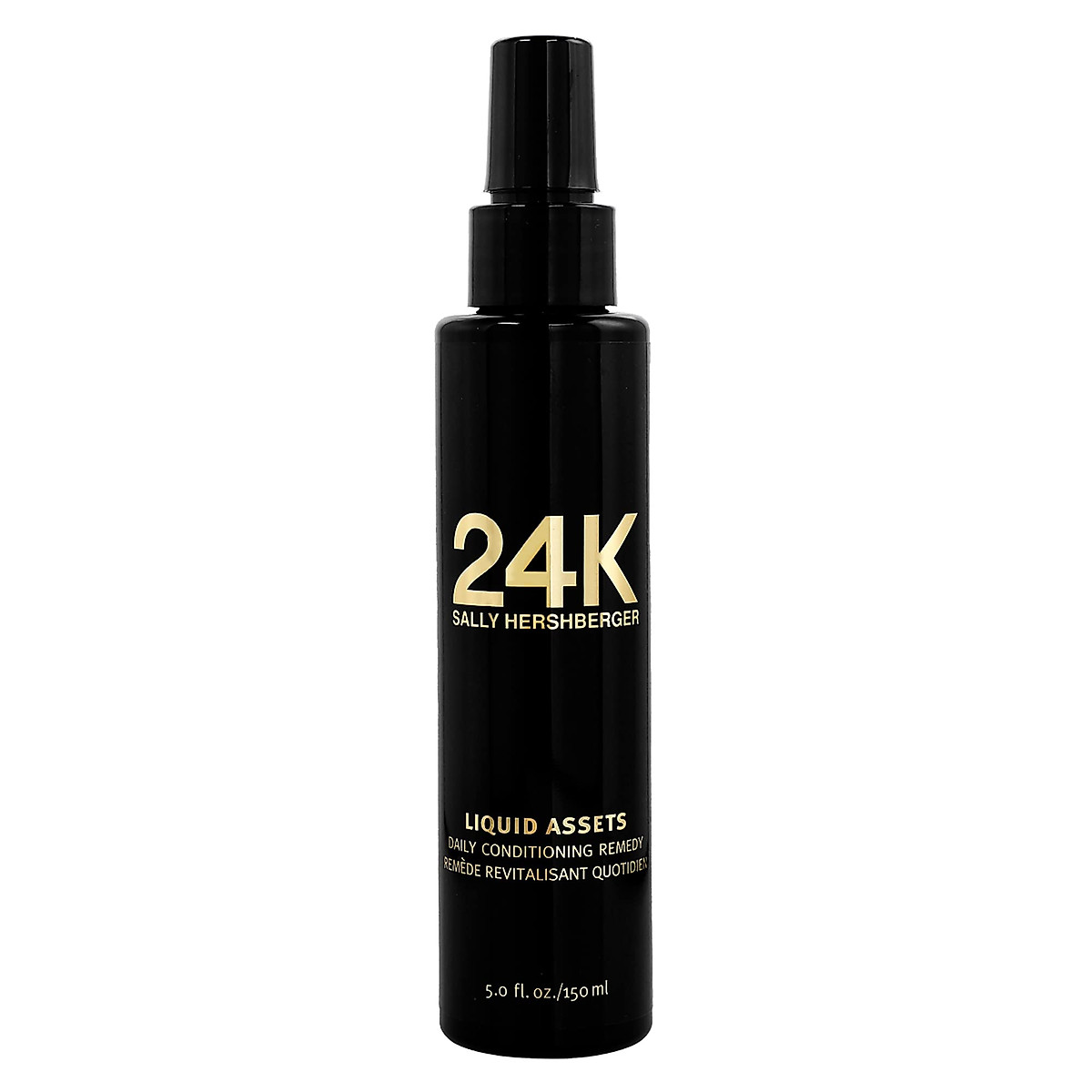Sally Hershberger 24K Liquid Assets Daily Conditioning Remedy - Weightless Leave-In Treatment for Luscious, Refreshed Locks - Bonding, Keratin-Fortified Formula - Paraben And Phthalate Free - 150 ml
