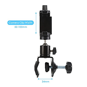 Baby Camera Monitor Mount Bracket, 360 Degrees Rotatable Adjustable Holder Flexible Camera Stand for Crib Nursery