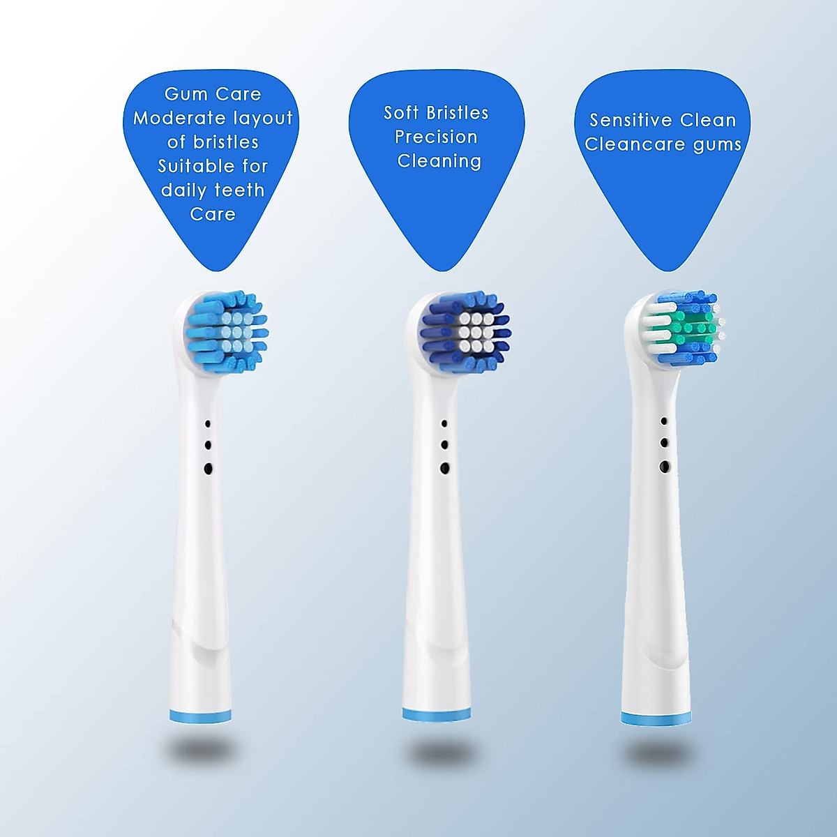 ARWROS Electric Toothbrush Heads, Compitable with Oral-b Braun Electric Toothbrush Heads, Electric Toothbrush Heads Replacement - 12 Count