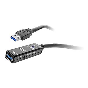 SIIG USB 3.0 Active Repeater Cable 15-Meters, USB Extension Cable for USB Flash Drive, Hard Drive, VR, Printer, Camera (JU-CB0711-S1)