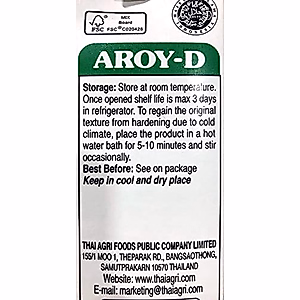 Aroy-D 100 Milk 8.5 Oz, Coconut, 1 Count, (Pack of 6) (Ven_FD39-193)