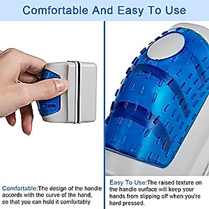 DaToo Aquarium Cleaner Fish Tank Glass Cleaner Algae Cleaner Scraper Magnetic Scrubber Algae Clean Brush, 2 Pcs, 1 Yr Warranty