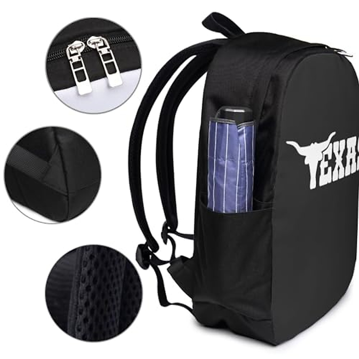 VNCXCNCN I Love TEXAS Laptop Backpack Classic Backpack Band Elements Travel Backpack Sports Backpack With USB port