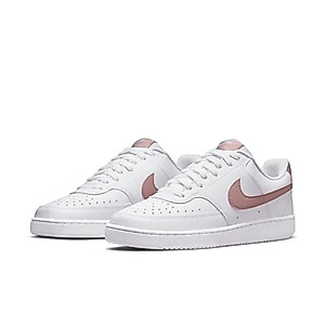Nike Women's Low-Top Sneakers, White Pink Oxford, 6.5