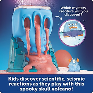 Learning Resources Beaker Creatures Skull Mountain Volcano, Preschool Science, STEM Toys, Fun Science Experiments for Kids, Ages 5+